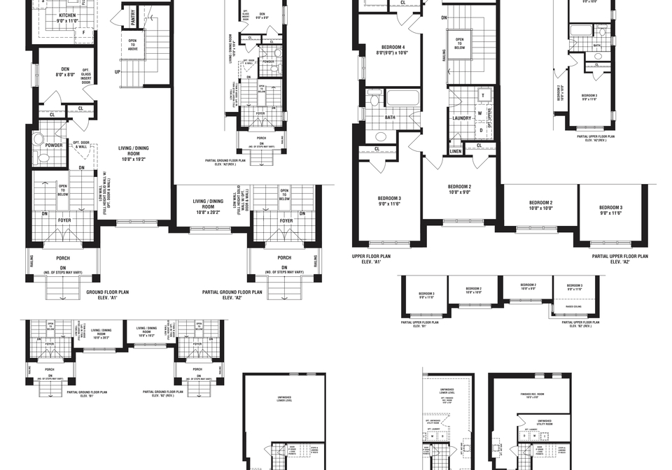 Floor plan of Seaton CASTLE - SCSD-7 2 1⁄2 STOREY (B2)