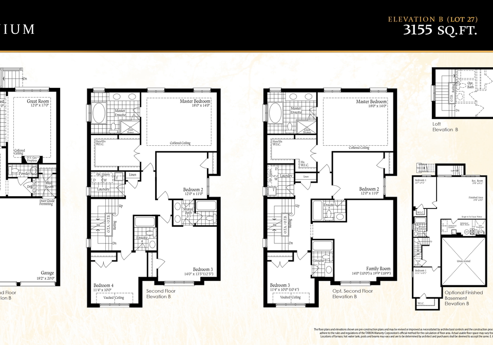 Floor plan of Spring Valley Village Homes Geranium- Elevation B
