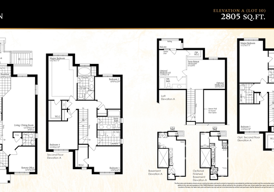 Floor plan of Spring Valley Village Homes Jasmin- Elevation A