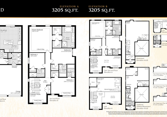 Floor plan of Spring Valley Village Homes Orchid- Elevation A