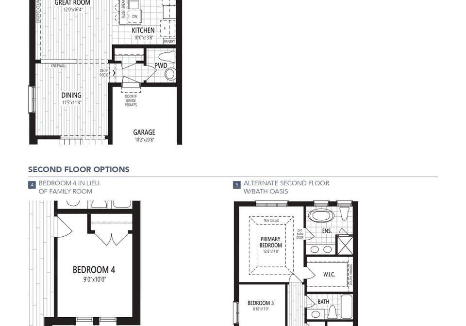Floor plan of Springwater The Navy (G30H) - Modern